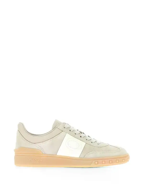 Valentino Garavani Rockstud Panelled Sneakers - Neutrals