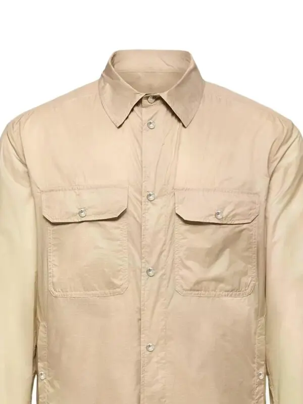 Moncler Ripstop-texture Button-down Shirt