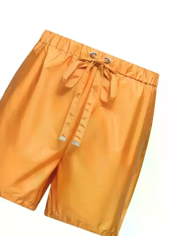 Moncler Drawstring Waist Shorts - Orange
