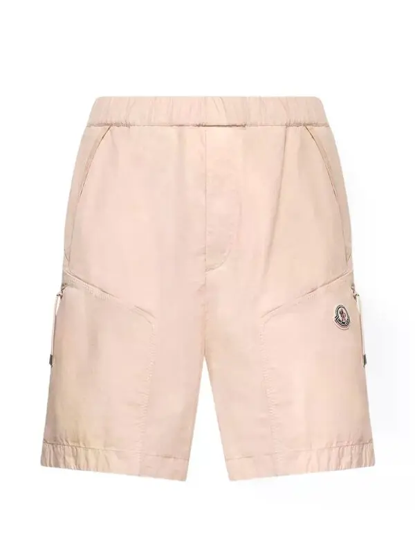 Moncler Logo Patch Cargo Shorts