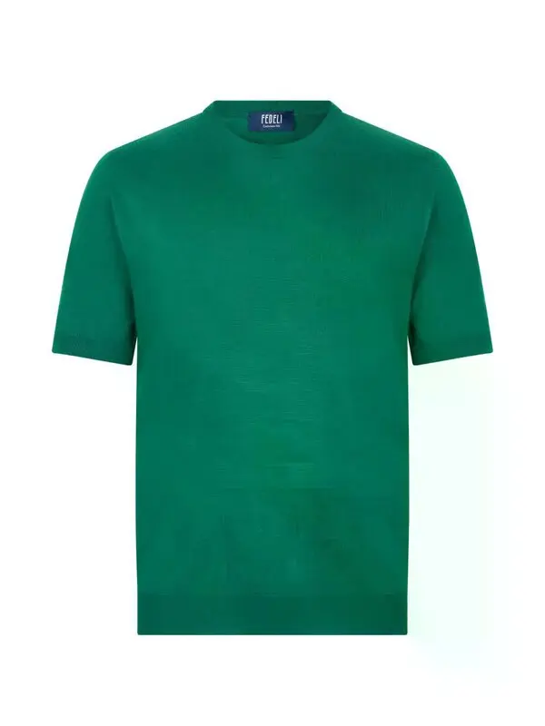 Fedeli Crew-neck T-shirt - Green