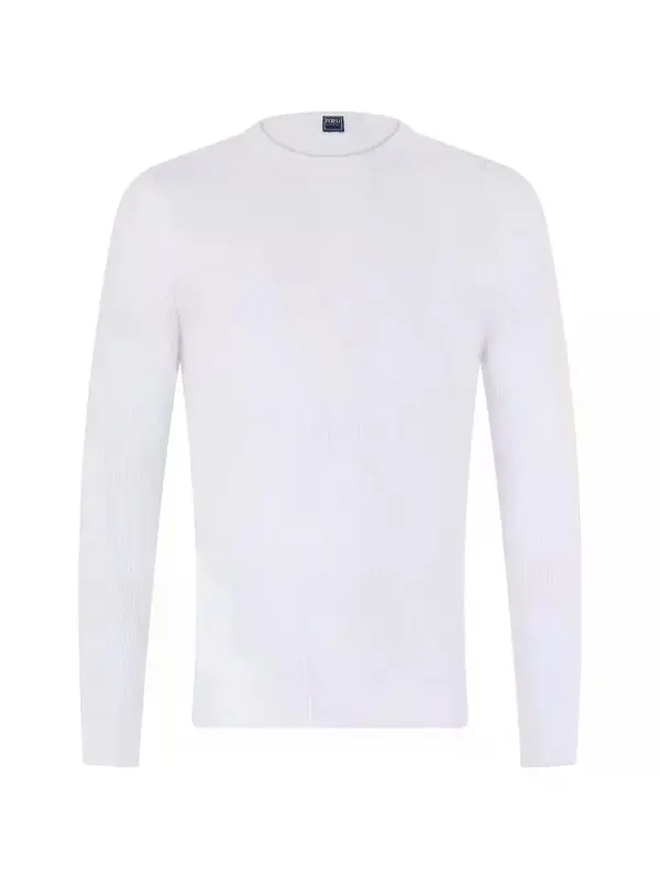 Fedeli Round Neck Cotton Sweater