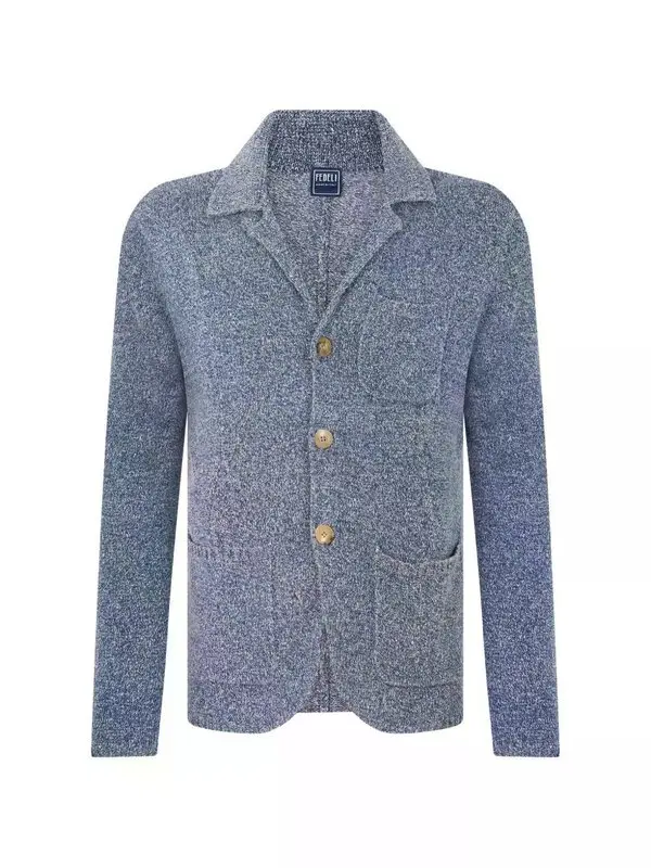Fedeli Button-up Notched-lapel Cardigan