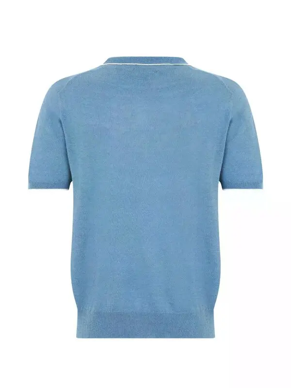 Fedeli Contrast-trim T-shirt