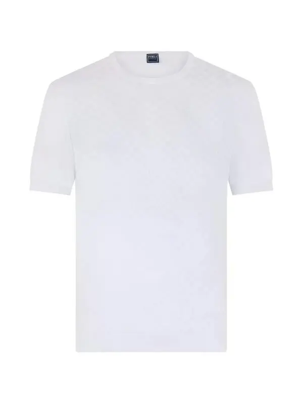 Fedeli Textured Short-sleeve T-shirt