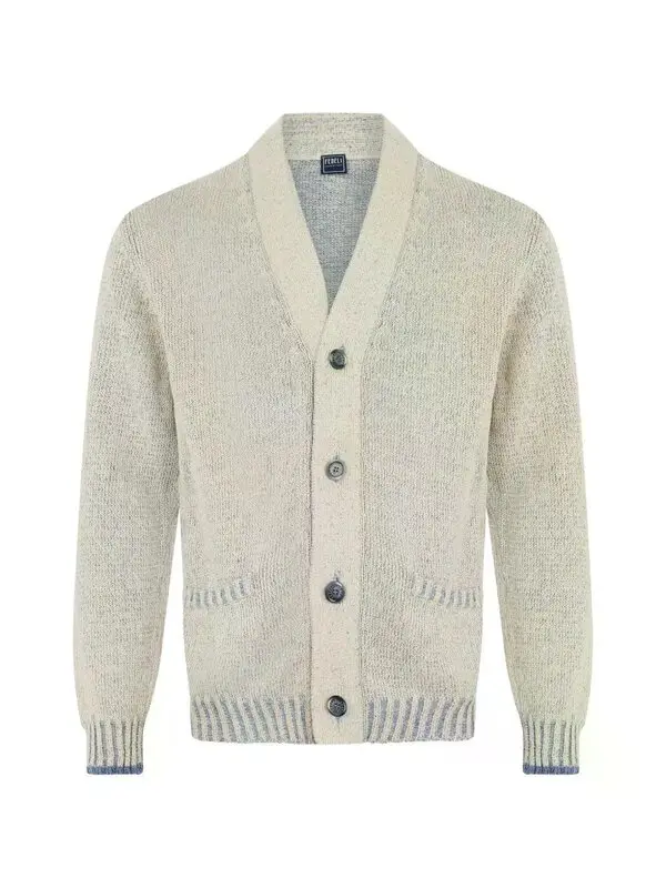 Fedeli Knitted Long-sleeve Cardigan
