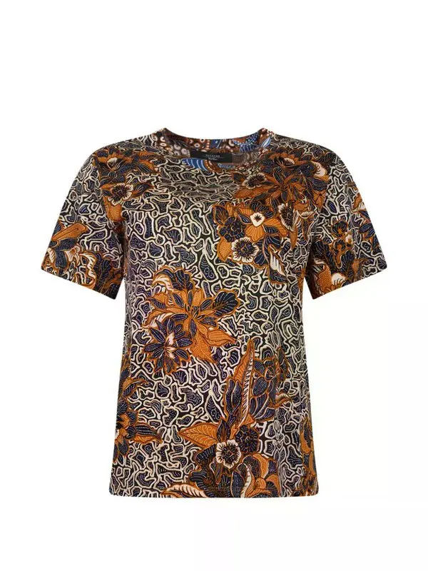 Max Mara Floral Print T-shirt