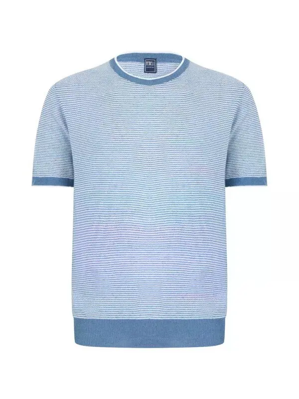 Fedeli Striped T-shirt - Blue