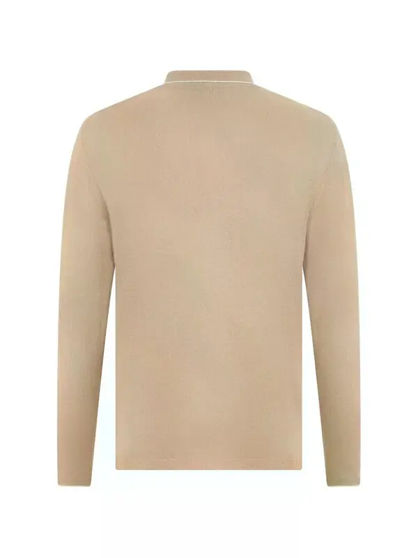Fedeli Polo-collar Button-up Cardigan