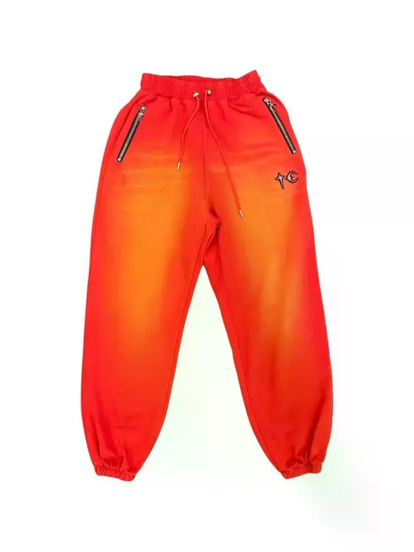 THUG CLUB Two-tone Washed Track Pants