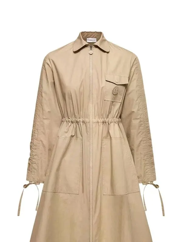Moncler Zip-up Midi Dress