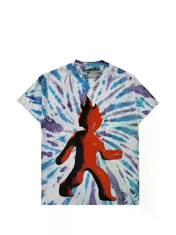 TRAVIS SCOTT Tie-dye Graphic-print T-shirt