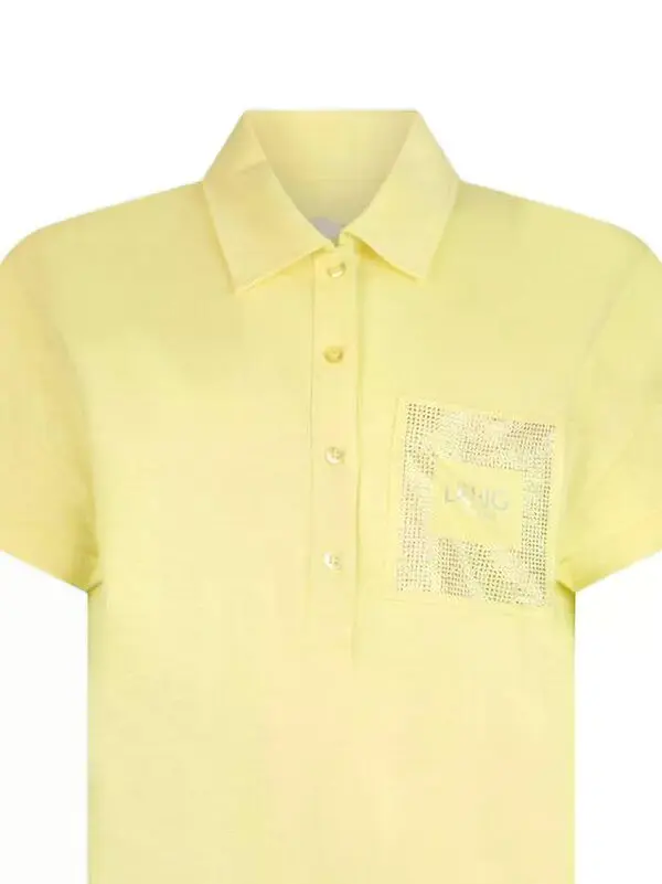 Liu Jo Embellished Pocket Polo Shirt