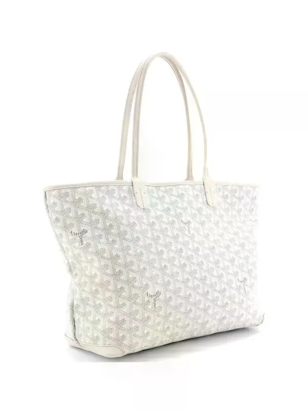 Goyard Artois Pm Coated Canvas Tote Bag - White