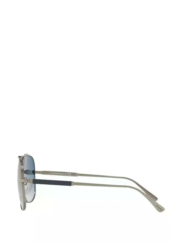 TOM FORD Metal Pilot Frame Sunglasses