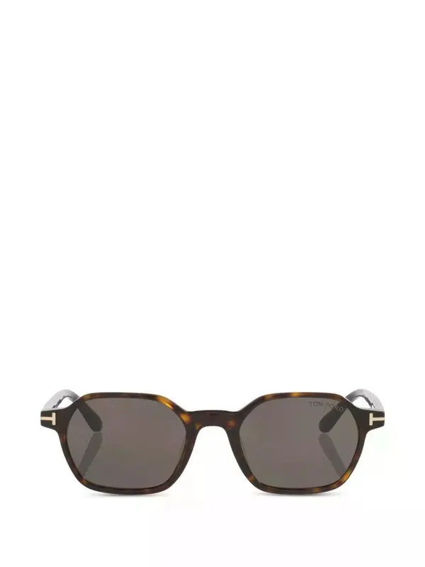 TOM FORD Joey-02 Geometric-frame Sunglasses - Brown