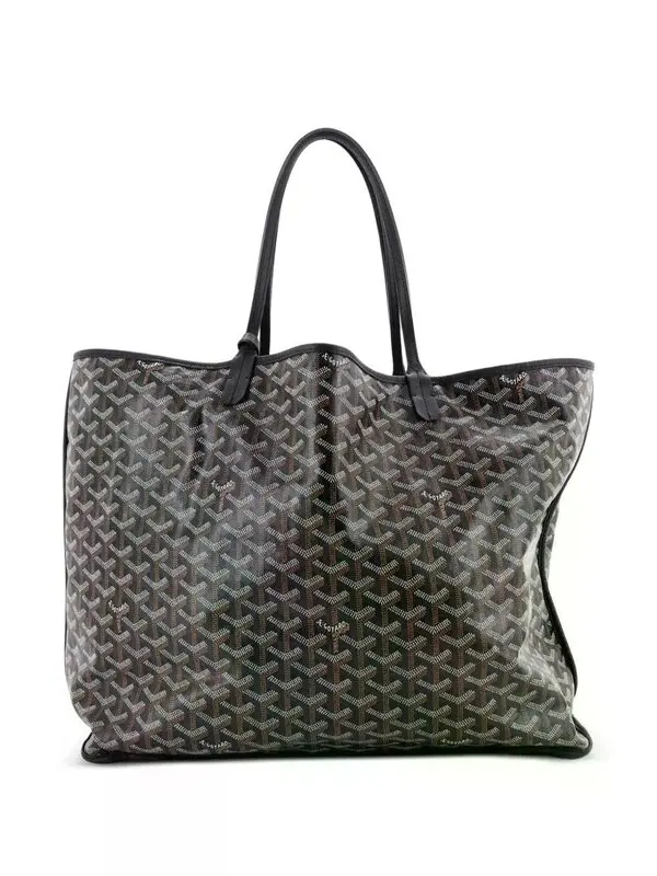 Goyard Anjou Reversible Printed Coated Canvas Gm Tote Bag - Black