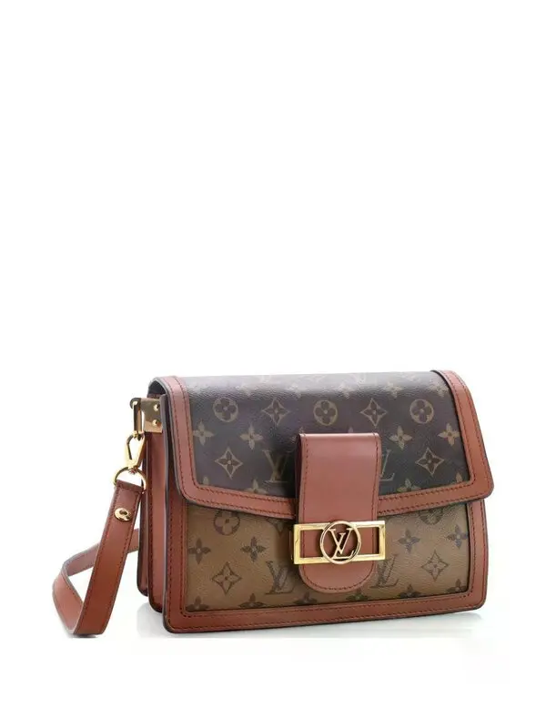 LOUIS VUITTON Dauphine Reverse Monogram Canvas Mm Shoulder Bag