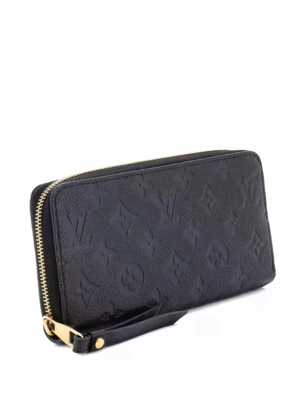 LOUIS VUITTON Zippy Wallet Monogram Empreinte Leather Small Wallets