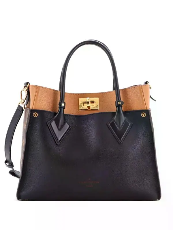 LOUIS VUITTON On My Side Tote Bag In Monogram Canvas And Leather - Black