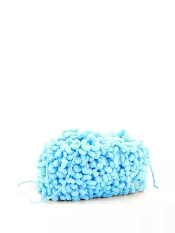 Bottega Veneta The Wave Pouch Twisted Chenille Mini Crossbody Bag