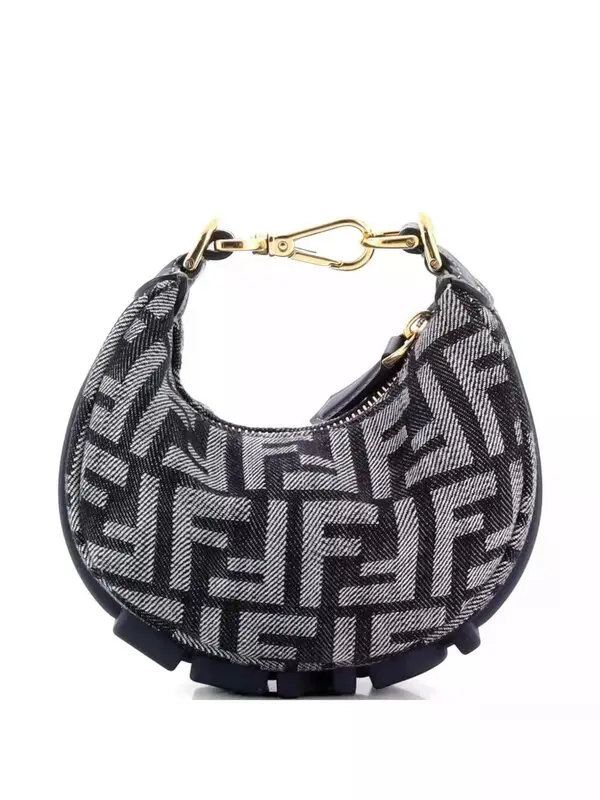 Fendi Zucca Nano Hobo Bag