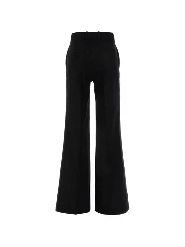 Chloé Pressed-crease Flared Trousers