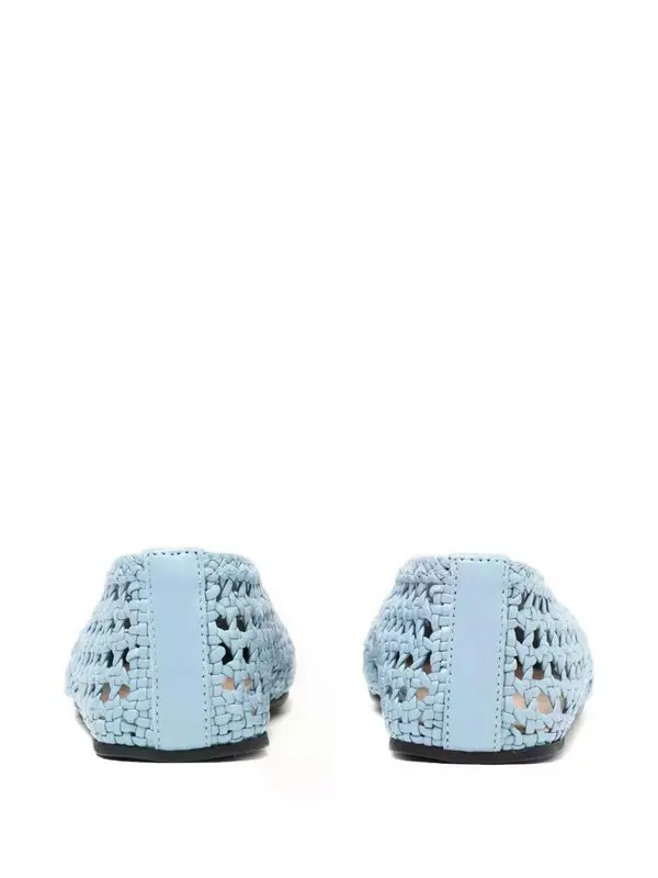SCAROSSO Ella Woven Ballet Flats