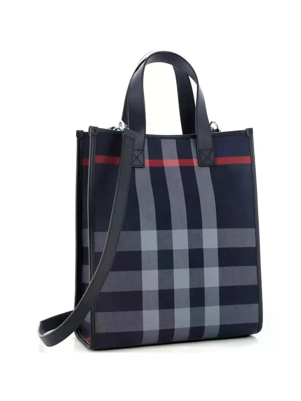 Burberry Medium Tote Bag In E-canvas