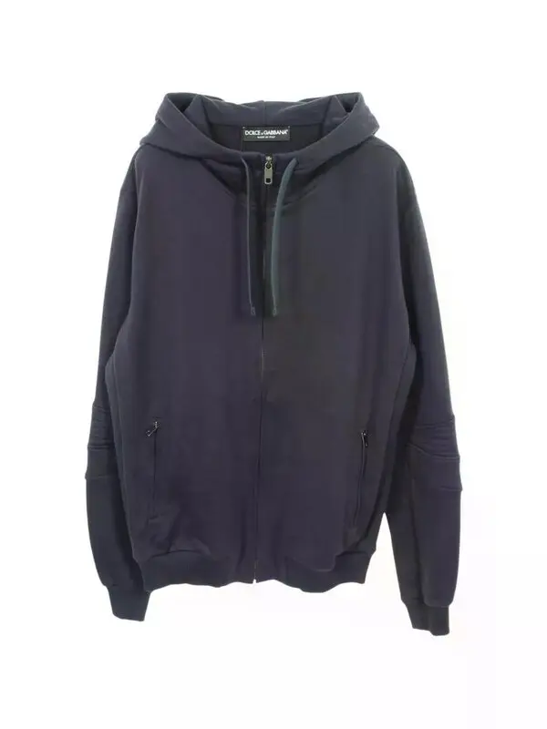 Dolce & Gabbana Panelled Zip-up Hoodie