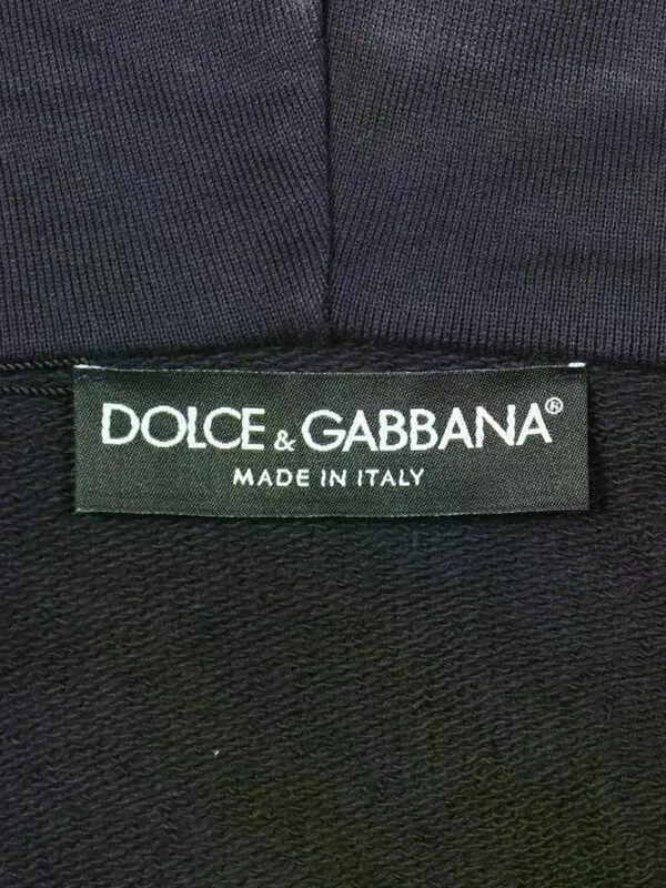 Dolce & Gabbana Panelled Zip-up Hoodie