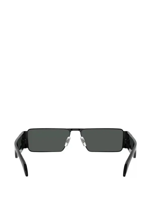 Versace Medusa Plaque Rectangle Frame Sunglasses