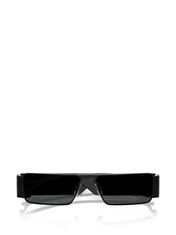 Versace Medusa Plaque Rectangle Frame Sunglasses