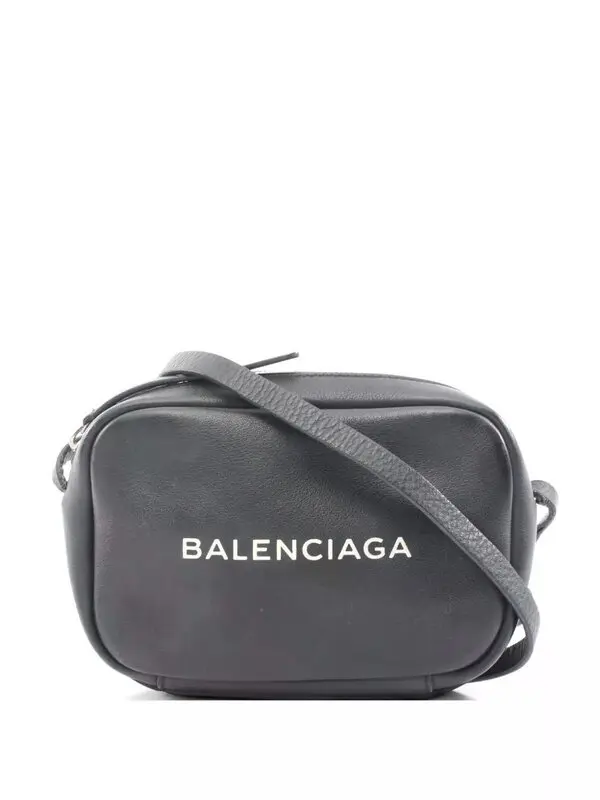 Balenciaga 2000s Everyday Xs Camera Shoulder Bag - Black