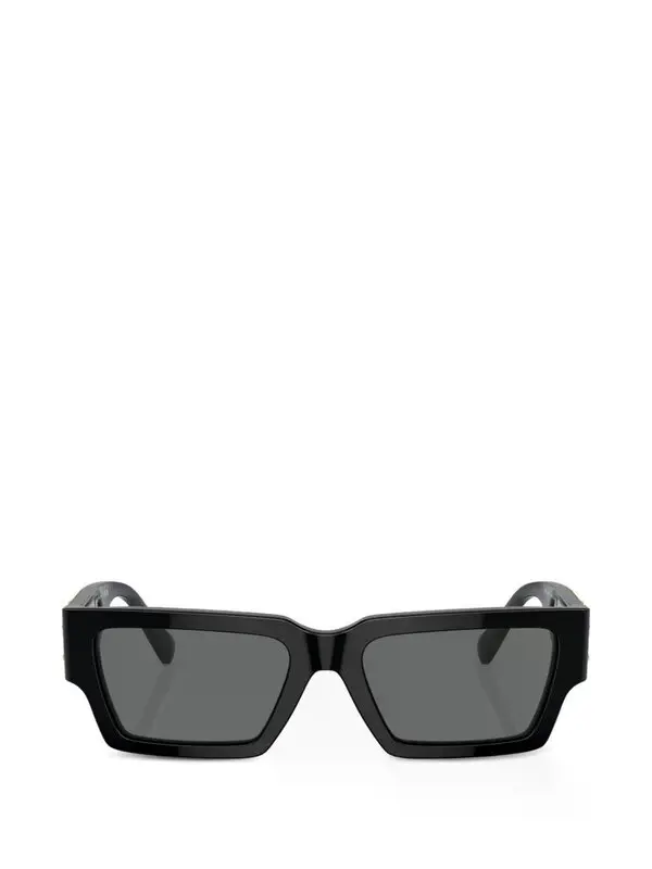 Versace Medusa Deco Biggie Rectangle-frame Sunglasses - Black