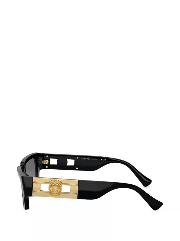 Versace Medusa Deco Biggie Rectangle-frame Sunglasses