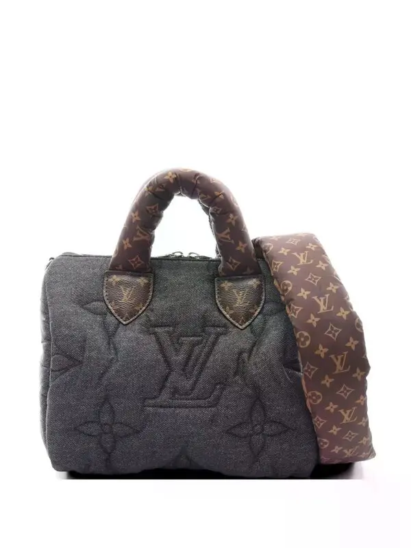 LOUIS VUITTON Speedy Bandoulière 25 Pillow Handbag - Grey