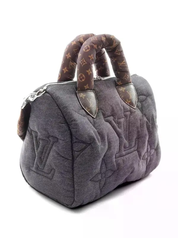 LOUIS VUITTON Speedy Bandoulière 25 Pillow Handbag - Grey
