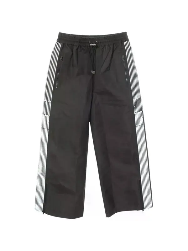 Dior Track Pants With Side Stripe Detail - Black