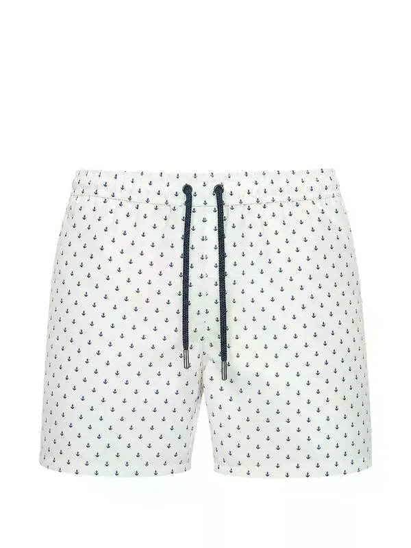 MC2 SAINT BARTH Lighting Anchor-print Swim Shorts