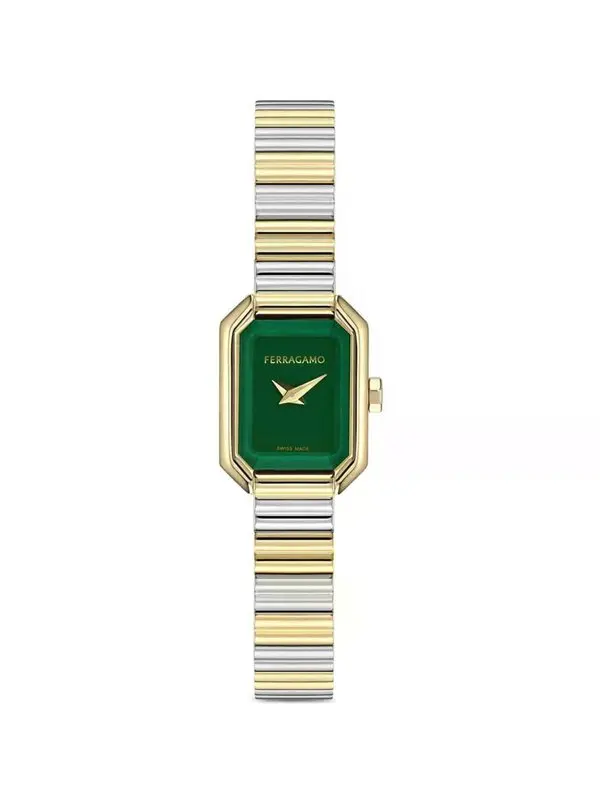 FERRAGAMO Crystal Petite Watch - Green