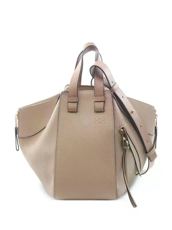 Loewe Small Hammock Two-way Handbag - Neutrals