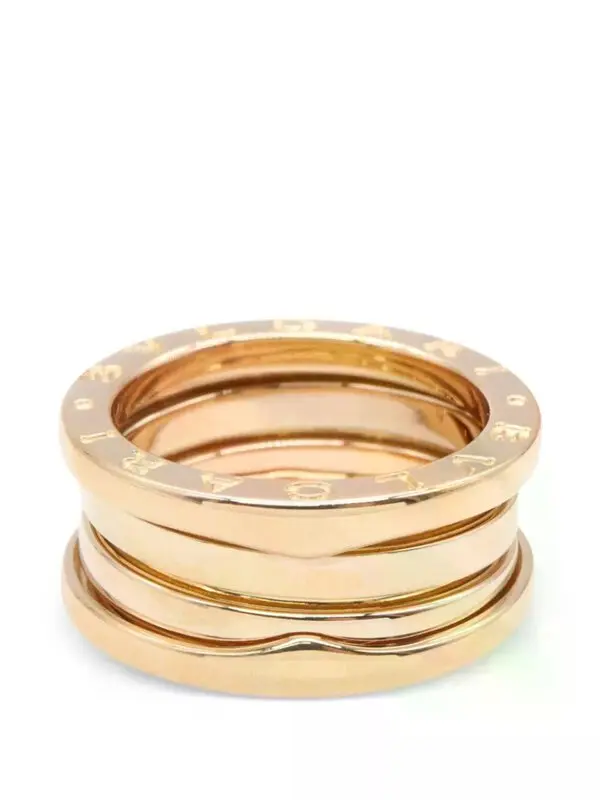 BVLGARI B.zero1 18k Rose Gold 3-band Ring