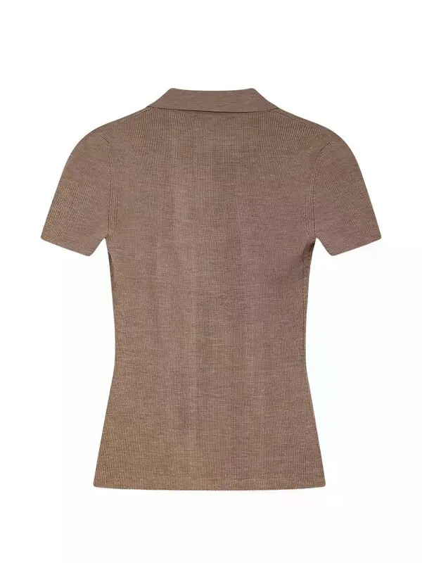 Max Mara Albero Ribbed-knit Top