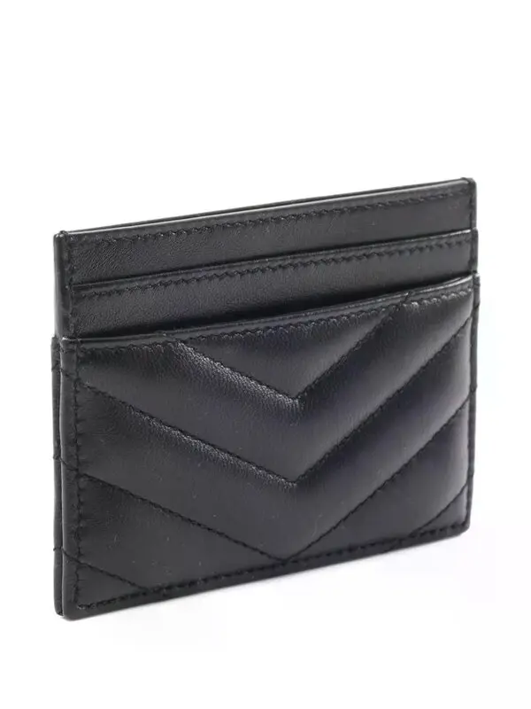 Saint Laurent 2020s Monogram Quilted Card Holder