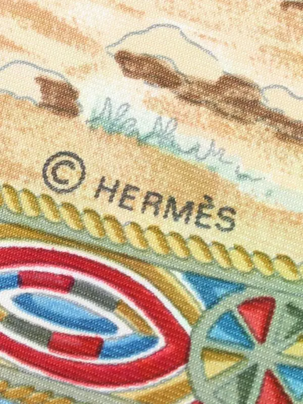 Hermès 2010s Cavaliers Peuls Silk Scarf