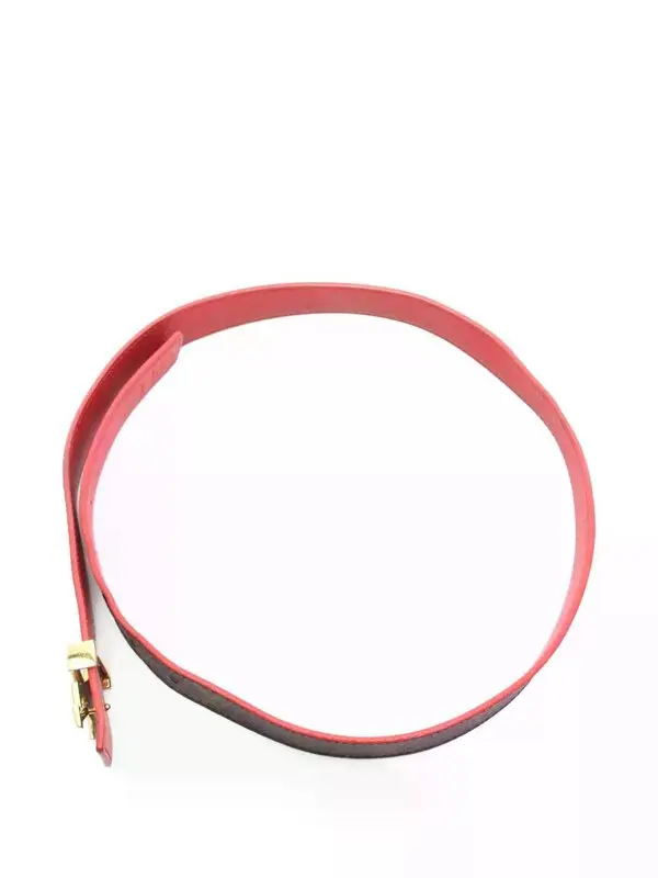 LOUIS VUITTON Monogram Initiales Reversible Belt