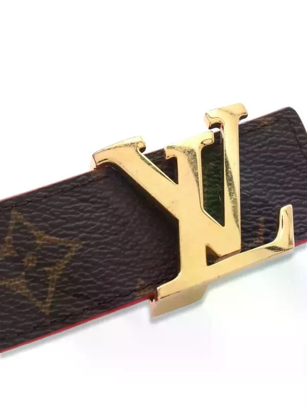 LOUIS VUITTON Monogram Initiales Reversible Belt