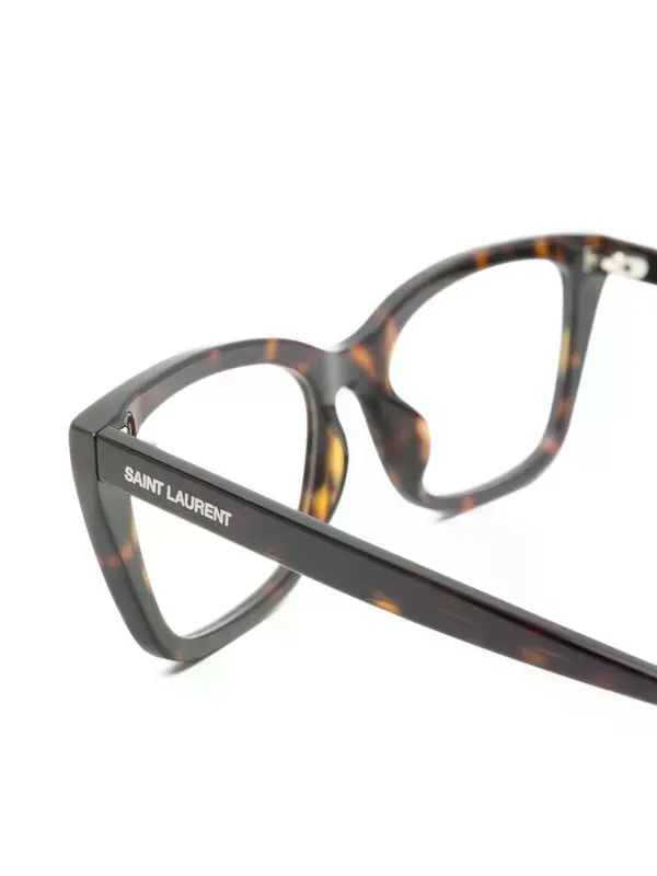 Saint Laurent Tortoiseshell-effect Glasses