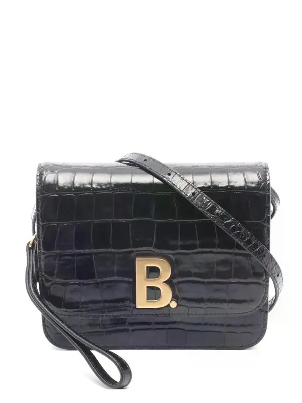 Balenciaga Embossed Leather Cross Body Mini Bag